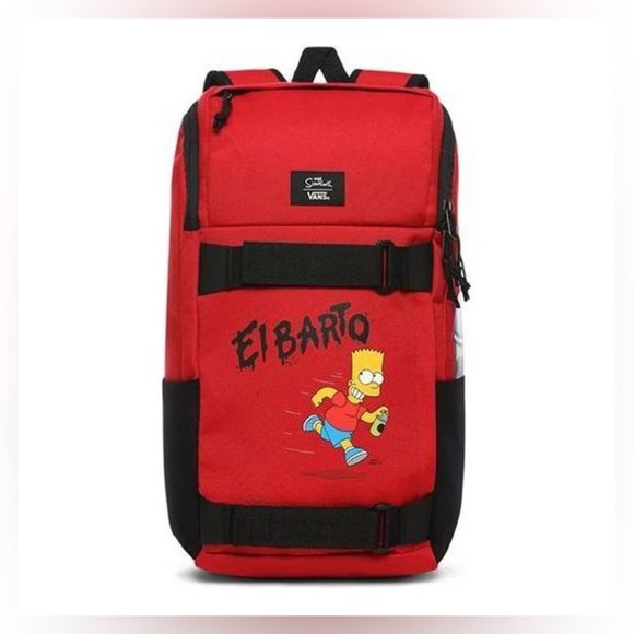 Vans | Bags | Vans X The Simpsons El Barto Obstacle Skate Backpack ...